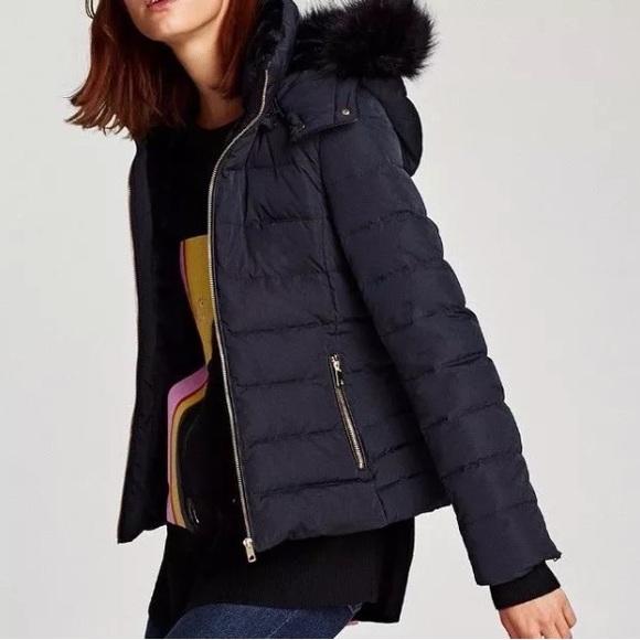 Zara | Jackets & Coats | Zara Basic Down Jacket | Poshmark